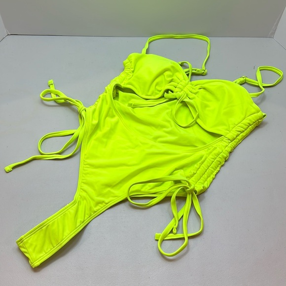 Swim | Neon Yellow Monokini | Poshmark